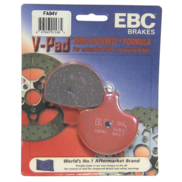 商品名: BRAKEPAD SEMISNTRD FA94V EBC Brakes FA94V Semi Sintered Disc Brake Pad, Black, One-Sizeブランド: EBC高さ: 17cm横幅: 14cm奥行:...
