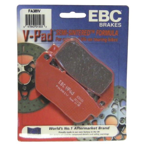 商品名: BRAKEPAD SEMISNTRD FA381V EBC Brakes FA381V Semi Sintered Disc Brake Padブランド: EBC高さ: 2cm横幅: 14cm奥行: 17cm商品番号: FA381...