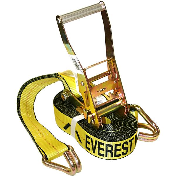 商品名: EverestプレミアムRatchet Tie Down???1?pk???2?in???27?ft???3333?lbs Workingロード???10000?KG破断強度???ダブルJフック???CargoストラップPerfe...