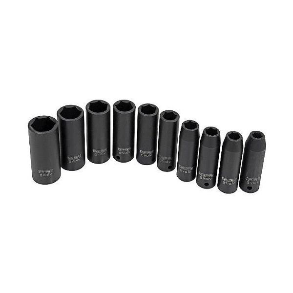 商品名: Craftsman Evolv 10 pc.ディープインパクトソケットセット:1/2インチドライブ; MM(メートル法); モデル16887 Craftsman Evolv 10 pc. Deep Impact Socket Se...