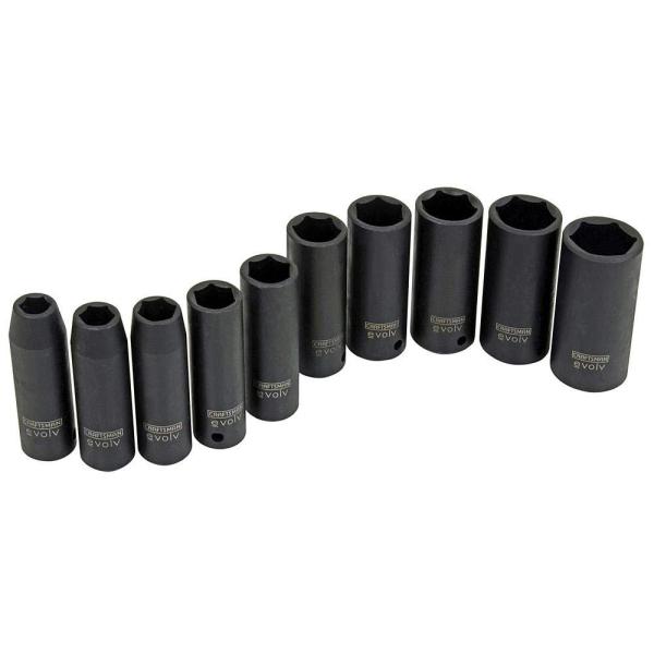 商品名: Craftsman Evolv 10pc.ディープインパクトソケットセット:1/2インチドライブ;標準(SAE);モデル 16886 Craftsman Evolv 10 pc. Deep Impact Socket Set: 1...