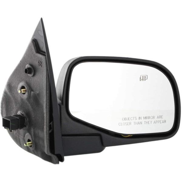 商品名:  Kool Vue Mirror Rh, Power, Heated, Manual Folding, Textured Black, W/ Puddle Lamp compatible with Explorer 02-05 m...