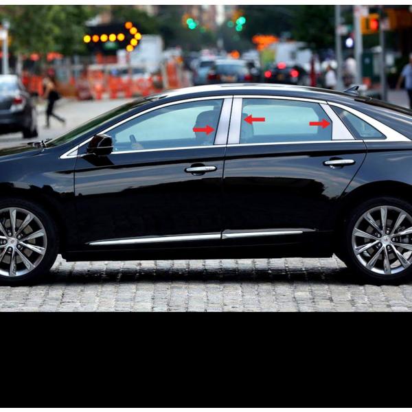 商品名: MaxMate PT Parent 2013-2019 キャデラック XTS Pillar Post Trim 6PC PP-6CA857 Made in USA! Compatible with 2013-2019 Cadill...