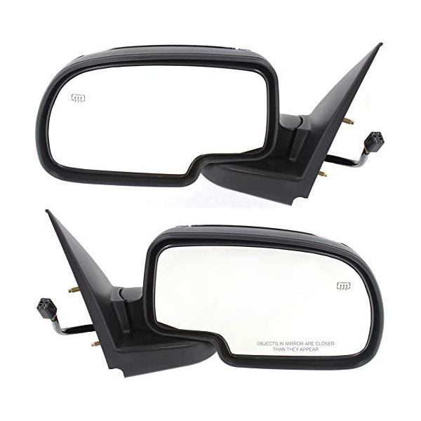商品名: Kool Vue ミラー2点セット 1999-2002 シボレー シルバラード 1500 2000-2002 タホ 2001-2002 シルバラード 2500 HDに対応 1999-2002 GMC シエラ 1500 運転席と助手...