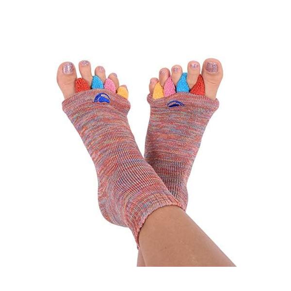 商品名: Original Foot Alignment Socks マルチカラーソックス ハッピーフィート M Foot Alignment Socks with Toe Separators by My Happy Feet | for...