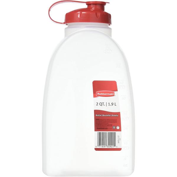 商品名ラバー2クォートServinft。セーバーボトル1776349Rubbermaid 071691309215 1776349 2 Quart Servin' Saver Bottle, 1-Pack, Red, Plasticブランド...