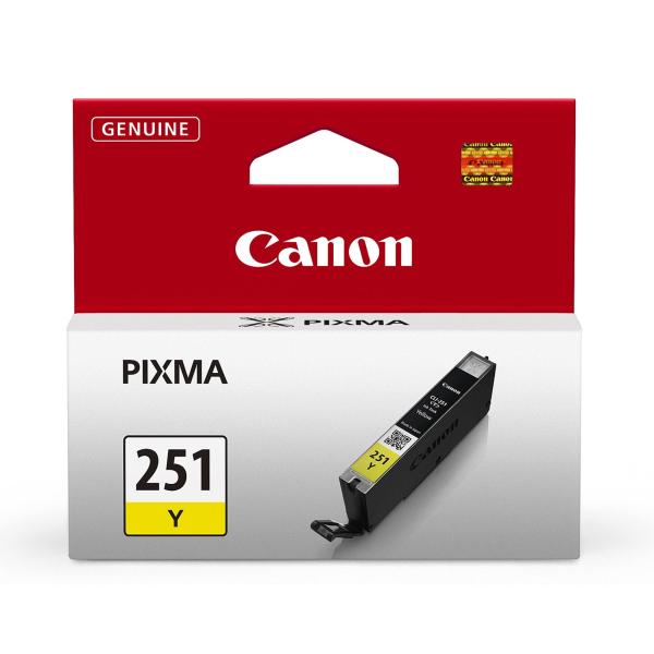 商品名: CLI251 Yellow Ink Tank Canon CLI-251 Yellow Compatible to iP7220,iP8720,iX6820,MG5420,MG5520/MG6420,MG5620/MG6620,M...