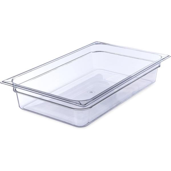 商品名カーライル PCフードパン クリア 1/1×H10cm 10201B07Carlisle FoodService Products StorPlus Plastic Food Pan, 4 Inches, Clearブランド：Carl...