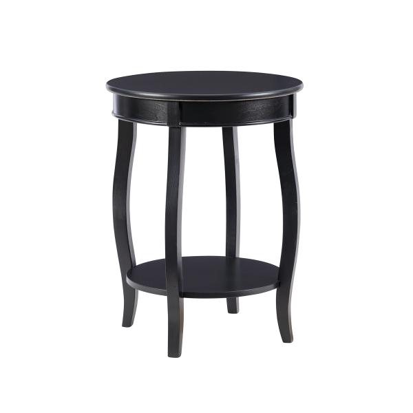 商品名: Powell家具ラウンドテーブルシェルフ、ブラックby Powell家具 Powell Furniture Round Table with Shelf, Blackブランド: Powell Furniture商品サイズ: 18"...