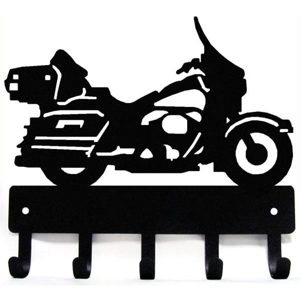 商品名Touring Motorcycle # 3   キーラック/ハンガーフック5 ~アーティザンメタルショップギフト&amp; AwardsThe Metal Peddler Touring Motorcycle Motorbike #...