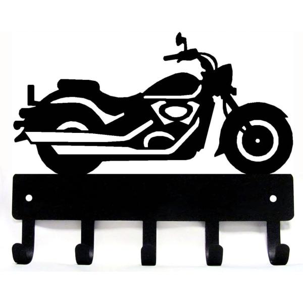 商品名クルーザーMotorcycle # 12   キーラック/ハンガーフック5 ~アーティザンメタルショップギフト&amp; AwardsThe Metal Peddler Cruiser Motorcycle Motorbike #12...