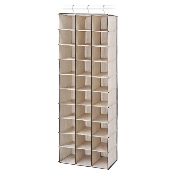 商品名: Hangin Shoe Shelves 30 Section Whitmor 30 Section Hanging Shoe Shelves, Tanブランド: Whitmor高さ: 45cm横幅: 35cm奥行: 6cm重量: ...