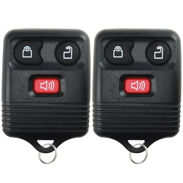 商品名: 2 Replacement Keyless Entry Remote Control Key Fob Clicker Transmitter 3 Button - Black 2 Keyless Option Replacemen...