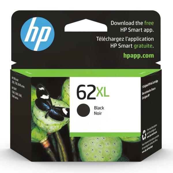 商品名:  HP 62XL Black High-yield Ink | Works with HP ENVY 5540, 5640, 5660, 7640 Series, HP OfficeJet 5740, 8040 Series, H...