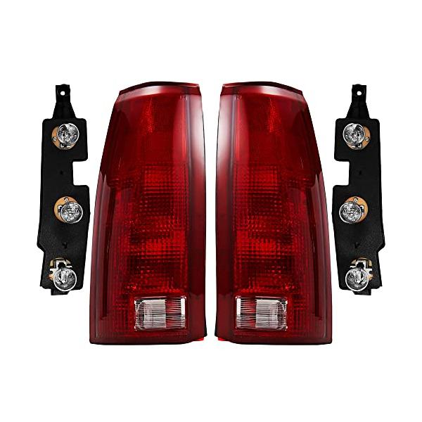 商品名: 88-99 Chevrolet Silverado GMC Sierra テールライトペアセット テールランプ サーキットボードドライバーと助手席ブレイザー エスカレード サバーバン タホ ユーコン OEMではありません EPIC...