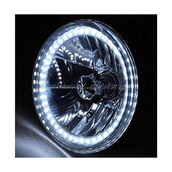 商品名:  Octane Lighting 7" H6024/6014 Halogen White Smd Led Halo Ring H4 Light Bulb Angel Eye Headlightブランド: Octane Lighti...