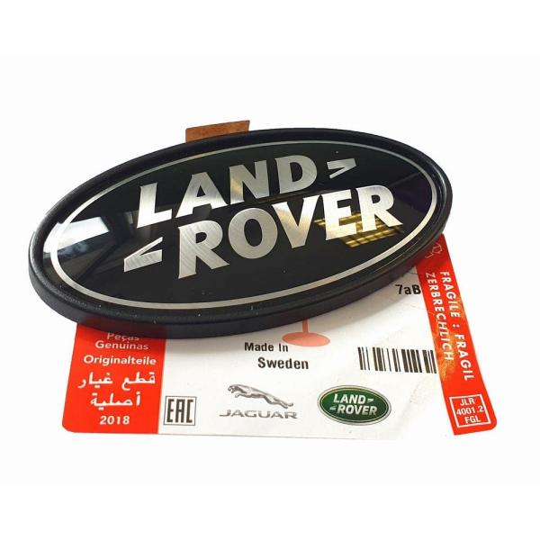 商品名: EuroActive Range Rover Evoqueブラック&amp;シルバー3.5インチエンブレムバッジペアSupercharged OEM Genuine Land Rover DAH500330 Rear Body O...