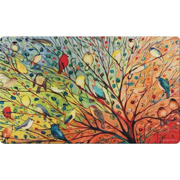 商品名: Toland Home Garden 800038ソフトステップデザイナーマット、スタンダード、ツリーバード、マルチカラー Toland Home Garden 800038 Tree Birds Bird Door Mat 18...