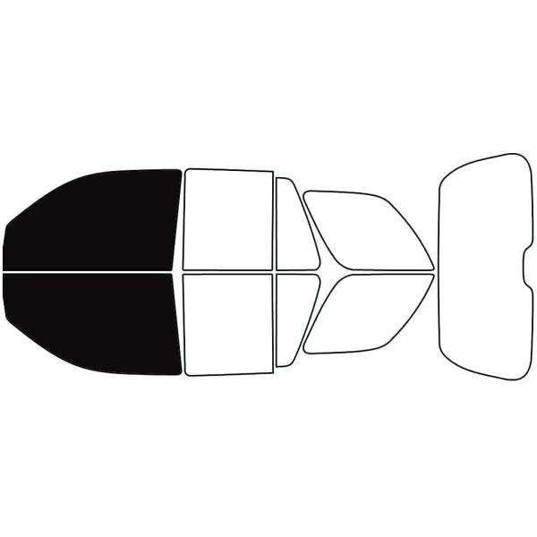 商品名: Rtint ウィンドウティントキット シボレー トレイルブレイザー 2002-2009に対応 - フロントカットキット - 5% Rvinyl Window Tint Kit Compatible with Chevrolet T...