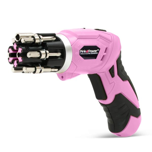商品名: Pink Power PP481-LK Electric Cordless Screwdriver and Bubble Level Kit for Women by Pink Power Pink Power 3.6 Volt ...