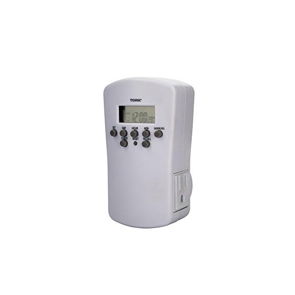 商品名:  NSi Industries TORK 455E Indoor 15-Amp 24-Hour, 7-Day Digital Plug-In Air Conditioner and Appliance Timer - Compat...