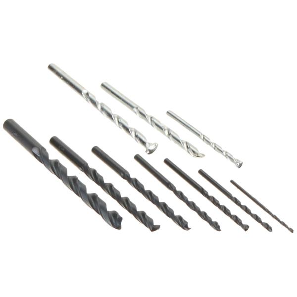 商品名: Craftsman SRS37913A 黒酸化物ドリルビット/石工セット 1/16インチ-1/4インチ (10個) Craftsman SRS37913A Black Oxide Drill Bit/Masonry Set wit...