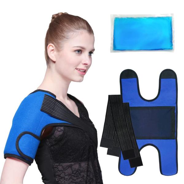 商品名:  Shoulder Ice Pack for Injuries Reusable Gel Ice Wrap with Hot Cold Compress Support for Shoulders Surgery, Shoulde...