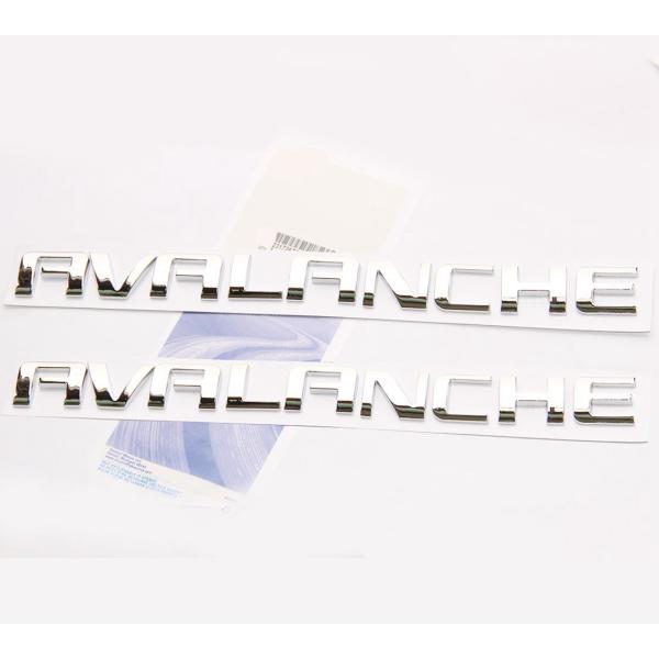 商品名: Yoaoo 〓 2?x OEMクロームAvalanche銘板エンブレム合金Letterバッジfor GM 07???16?Avalancheシボレー光沢Shiny Yoaoo 2x OEM Red Avalanche Namepl...