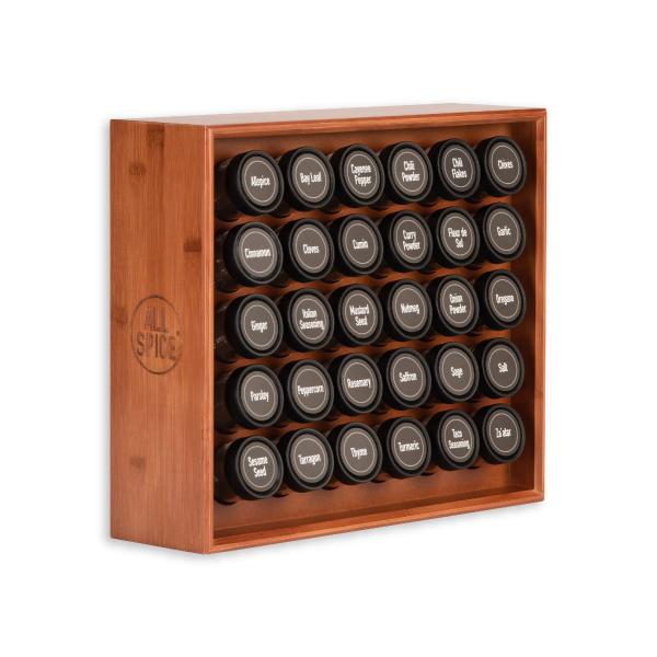 商品名: AllSpice Wooden Spice Rack, Includes 30 4oz Jars- Cherry by AllSpice AllSpice Wood Spice Rack, Includes 30 4oz Jars...