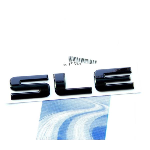 商品名: Yoaoo 1?x OEMブラックSLEレター銘板エンブレムバッジChevroletシボレークルーズSilverado Sierra Yoaoo 1x OEM Black Sle Letter Nameplate Emblem B...