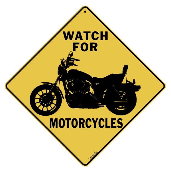 商品名:  CROSSWALKS Watch for Motorcycles 12" X 12" Aluminum Sign (X378)ブランド: CROSSWALKS商品サイズ: 12x12 inches高さ: 31cm横幅: 31cm...