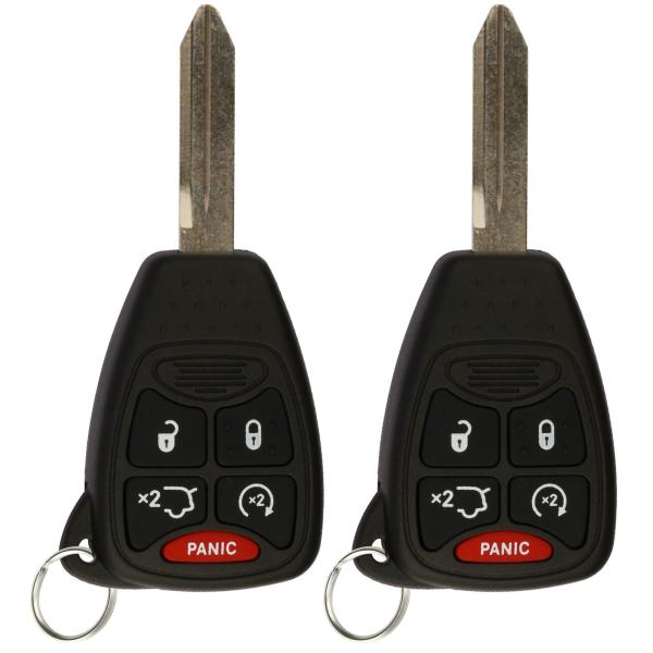 商品名: KeylessOption Keyless Entry Remote Control Uncut Car Key Fob Replacement for OHT692427AA KOBDT04A (Pack of 2) Keyle...