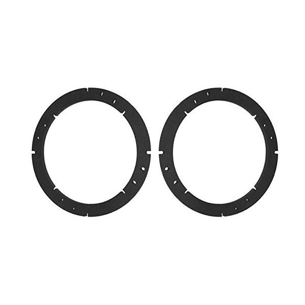 商品名: 5.25インチ 5 1/4インチ スピーカースペーサー デプスエクステンダー拡張リング - 厚さ1/4インチ - ID:4 3/4インチ 外径:5 3/4インチ - 1ペア - SSK525 - 積み重ね可能 - ファイバーグラス...