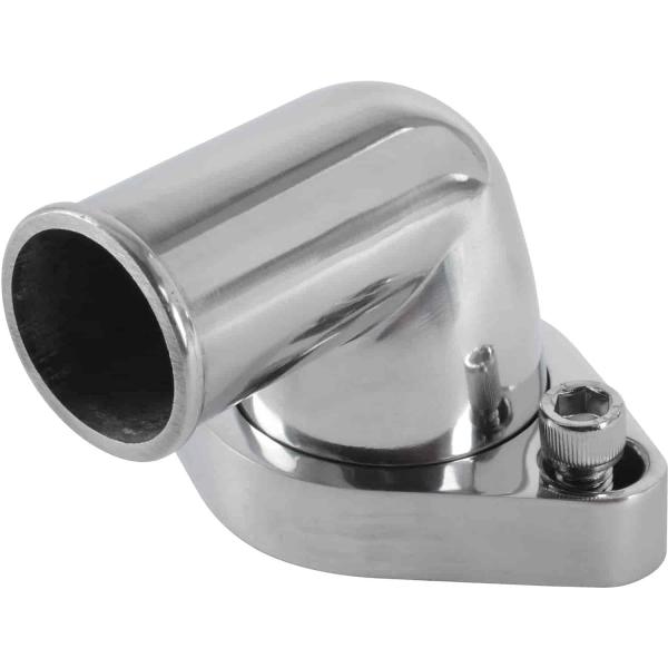 商品名:  JEGS Aluminum Thermostat Housing | Fits Small And Big Block Chevy Engines | Compatible With 1-1/2 “ Radiator Hose ...