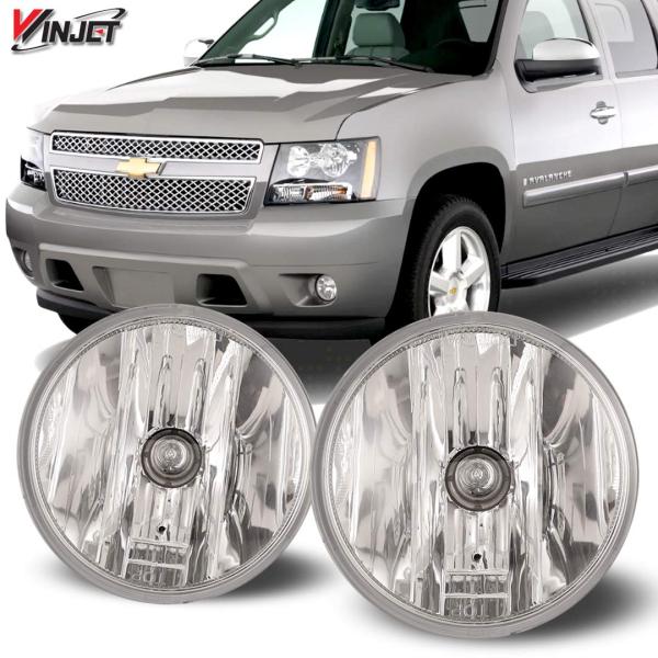 商品名:  Winjet Fog Lights Compatible with 2007 2008 2009 2010 2011 2012 2013 2014 Chevy Suburban Tahoe 07-13 Avalanche 10-...