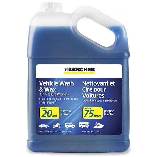 商品名: Karcher 9.558-146.0加圧ワッシャー用カーウォッシュ＆ワックスソープ、1ガロン K〓rcher - Pressure Washer Car Wash &amp; Wax Cleaning Soap Concentr...