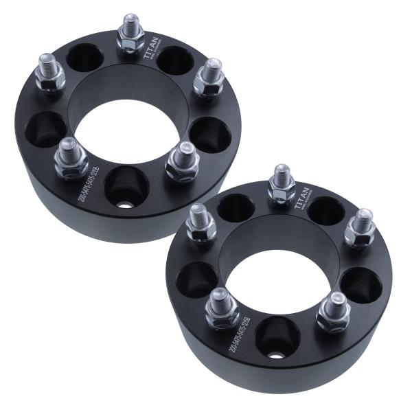 商品名: 50mm (2インチ) 5x4.75ホイールスペーサー2個 シボレーコルベット カマロ ポンティアック ファイヤーバード S10 ブレイザー S15 ジミー用 2pc 50mm (2") 5x4.75 Wheel Spacers ...
