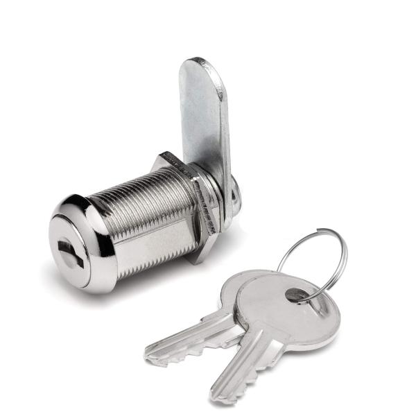 商品名: Discタンブラーカムロックwith 1?1?/ 8?"円柱とクロム仕上げ、Keyed Alike Westway Locks 1-1/8"" Disc Tubular Cam Lock with Chrome Finish - ...