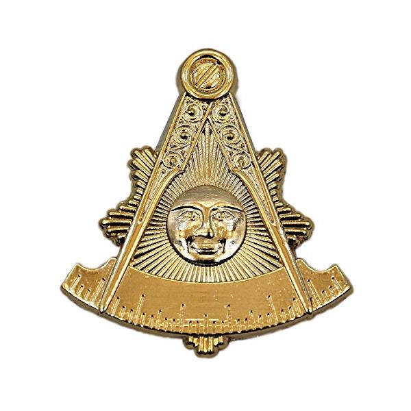 商品名: Sunburst Past Master Masonic 自動車用エンブレム ゴールド 高さ3インチ Sunburst Past Master Masonic Auto Emblem - [Gold][3'' Tall]ブランド:...