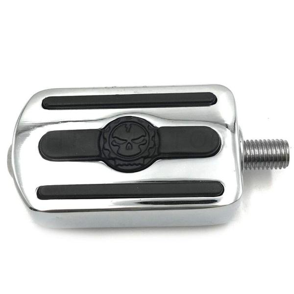 商品名: USMT/ELITEPEGS。 ShifterPeg HTT HTTMT MT216-095- Chrome Skull shifter peg/Toe Heel Rest Peg Compatible with Fits Har...