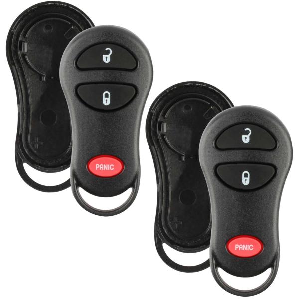 商品名: ディスカウント キーレス 交換用シェルケースとボタンパッド GQ43VT9T、GQ43VT13T、GQ43VT17Tに対応 (2個パック) Discount Keyless Replacement Shell Case and B...