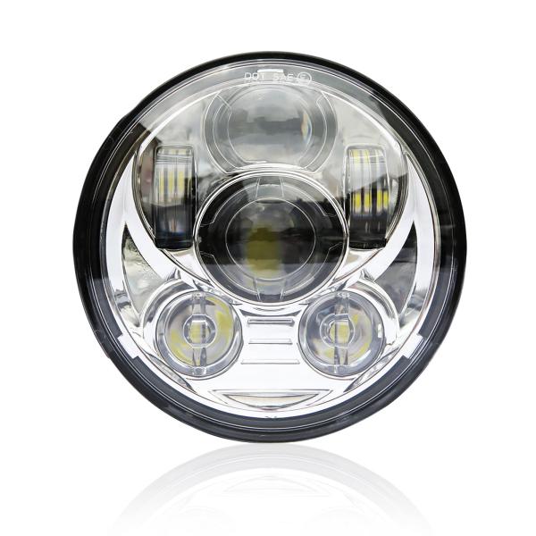 商品名:  Wisamic 5-3/4 5.75 inch LED Motorcycle Headlight - Compatible with Harley Davidson Dyna Street Bob Super Wide Glid...
