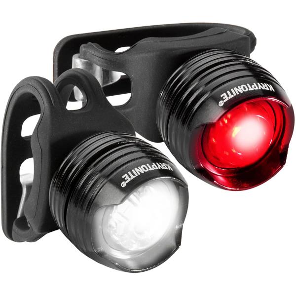 商品名: Kryptonite 自転車ライト 前後 彗星 F100 R100 明るい LED 自転車 ライト ヘッドライト リア テールライト セット 2灯モード ランタイム 61時間 簡単取付 自転車用ライト メンズ レディース Kryp...