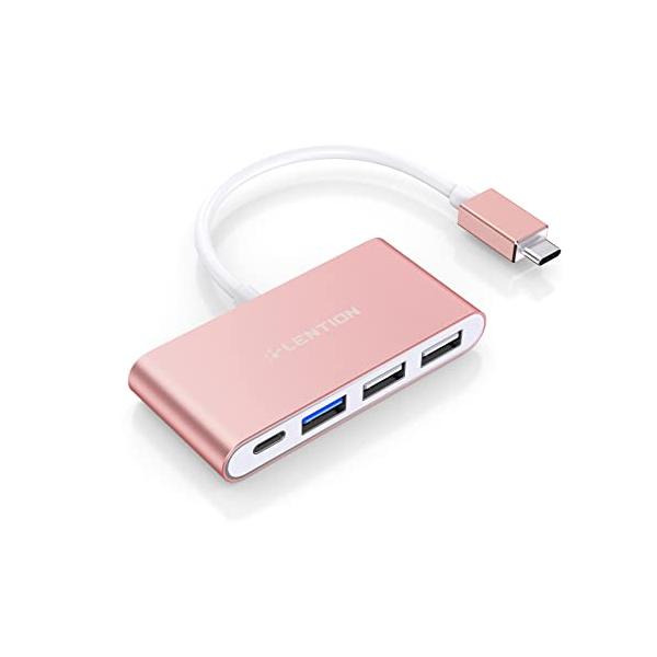 商品名: LENTION 4-in-1 USB-Cハブ タイプC USB 3.0 USB 2.0 2020-2016 MacBook Pro 13/15/16 Mac Air/Surface ChromeBook その他 マルチポート充電&...