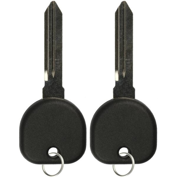 商品名: KeylessOption ノーカットイグニッショントランスポンダーチップキー ブランクブレード チップチップチップチップ 交換用 キャデラック CTS Pk3 B112-PT 48用 (2個パック) KeylessOption ...