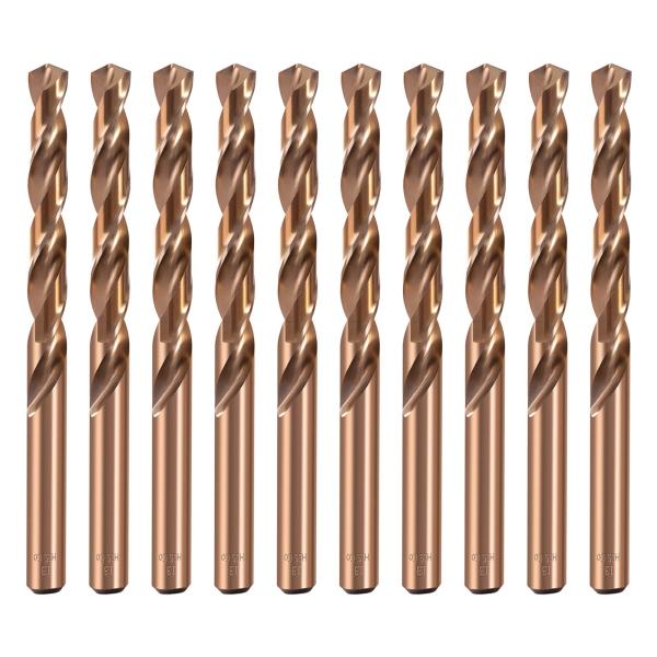 商品名:  HSS Cobalt Drill Bit Set 1/8 Inch 10Pcs M35 Co Twist Jobber Length Steel Metal Drill Bitsブランド: Powermax商品サイズ: 1/8"...