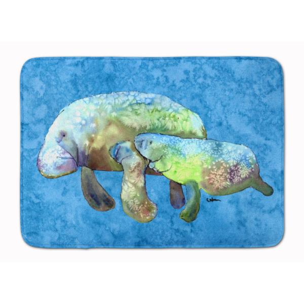 商品名: Caroline's Treasures 8660-RUG 「Manatee」フロアマット、19インチx 27インチ、マルチカラー Caroline's Treasures 8660-RUG Manatee Machine Was...