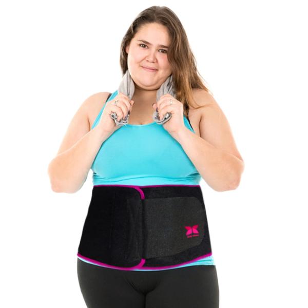 商品名: レディース プラスサイズ 産後 手術後 手術後 回復 ウエストバンド (60インチ x 10 インチ) 女性 背中サポート 腹部圧縮ベルト ウエストサイズ調整可能 腹筋トレーナー 痛みや姿勢に, ピンク, Large: 51" L...