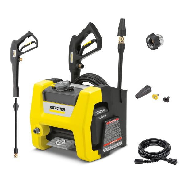 商品名:  K〓rcher - K1700 Cube TruPressure Electric Pressure Washer - 1700 PSI / 2125 Max PSI Power Washer - With 3 Nozzles ...
