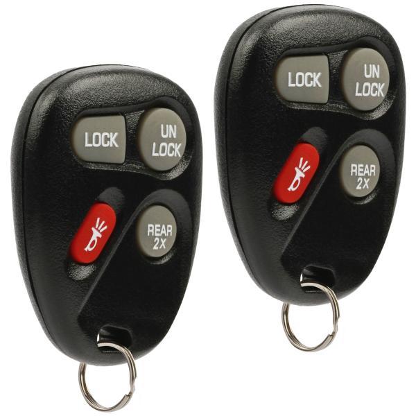商品名: キーフォブ キーレスエントリーリモコン Chevy Astro、Blazer GMC Jimmy、Safari 2001 2002 2003 2004 2005 (KOBLEAR1XT、15043458) 2個セット Key Fo...